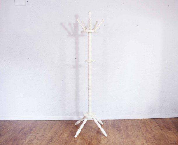 Vintage Solid Wood Coat Rack for sale at Pamono