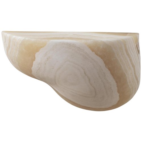 Solid Alabaster Centerpiece by Omar Chakil for sale at Pamono