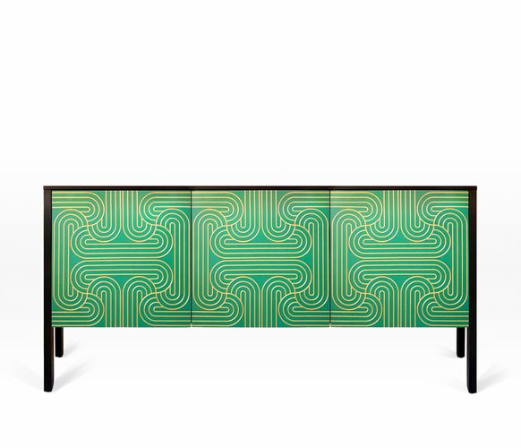 3 Door Loop Sideboard Emerald by Coucoumanou for Coucoumanou / Nell ...