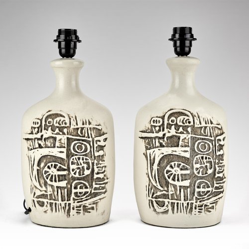 Table Lamps by Peter Ellery for Tremaen, 1970s, Set of 2 for sale at Pamono