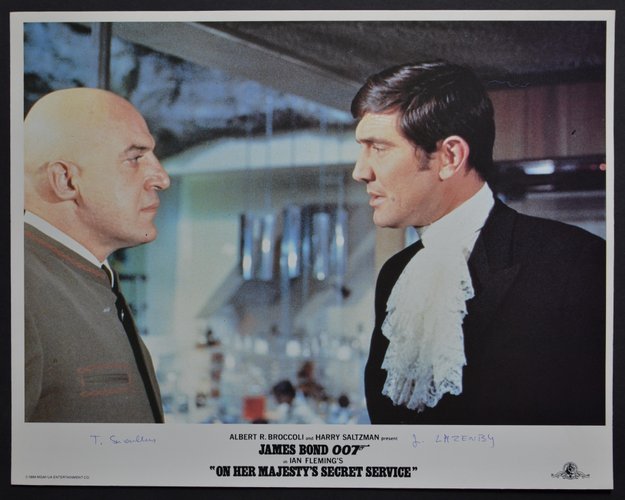James Bond 007 on Her Majesty's Secret Service Original Lobby Card, UK ...