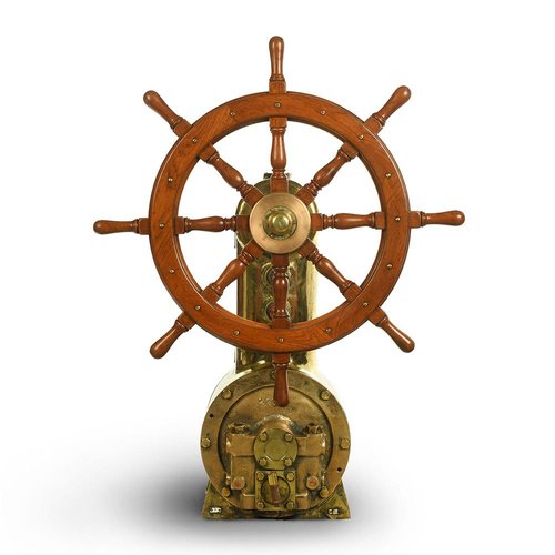 Timón de barco holandés vintage en venta en Pamono