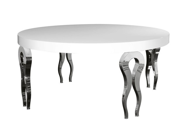 Italian Round Table Silhouette in Wood and Steel from VGnewtrend bei ...