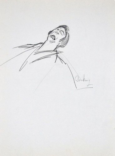 Pathos - Original Charcoal Drawing by Flor David - 1950s 1950s for sale ...