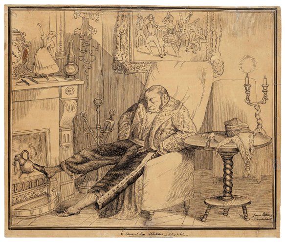 19th Century Man Drawing