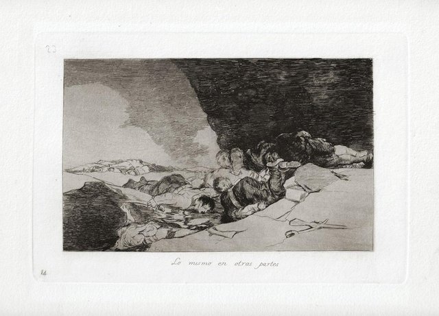 Gravure à l'Eau-Forte Originale de Francisco Goya Lo Mismo en Otras ...