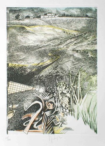 The House of Monlione - Original Etching by Mario Logli - 1986 1986 for ...