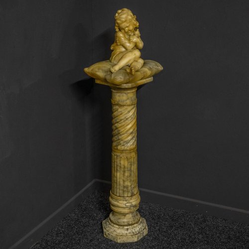 Victorian Marble Figure for sale at Pamono