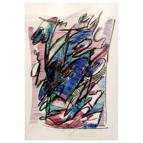 Ascension Painting by Angelo Rinaldi, 1980s for sale at Pamono