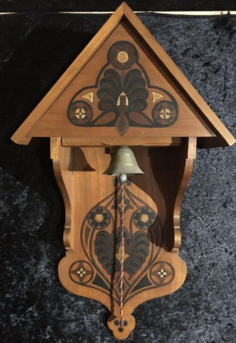 Art Nouveau Bell Clock for sale at Pamono