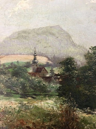Reimer, Kleinsassen Landscape, Painting for sale at Pamono