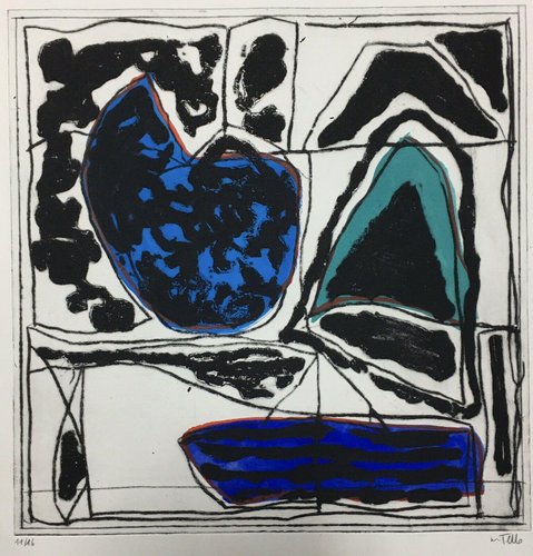 Monique Tello, Poitiers Orgy, 1958, Etching for sale at Pamono