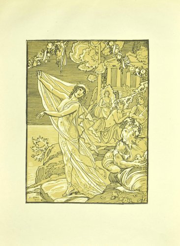 Ferdinand Bac , The Dancing Maenad , Original Lithograph by F. Bac ...