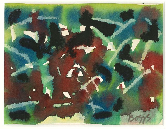 Charles Boggs, Abstract, Watercolor, 1970s for sale at Pamono