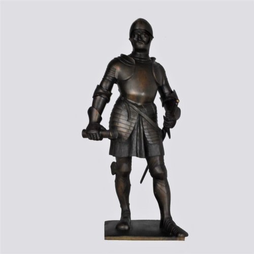 Lenz, Bronze Knight in Armor, Late 19th or Early 20th Century for sale ...