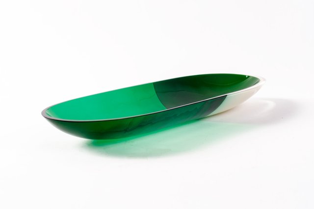 Italian Murano Glass Incalmo Dish by Carlo Moretti for Moretti, 2003 ...
