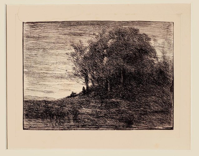 Jean-Baptiste-Camille Corot, Landscape, Etching, 19th Century for sale ...