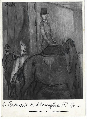 Alberto Man, Postcard, 1950s for sale at Pamono