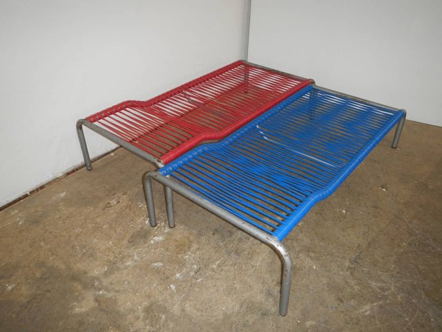 Italian Garden Cot, 1970s, Set of 2 for sale at Pamono