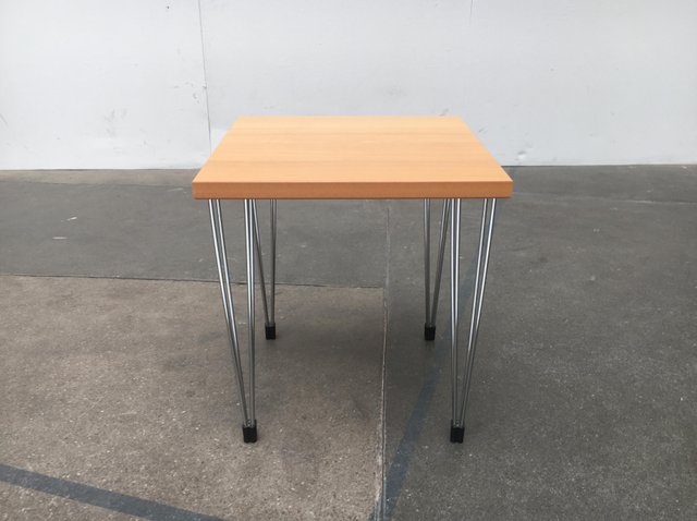 Vintage Danish Pin Leg Side Table from Pin Age for sale at Pamono