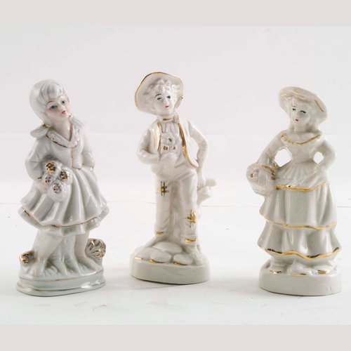 Neapolitan Porcelain Characters from Capodimonte, 1920s, Set of 3 for ...