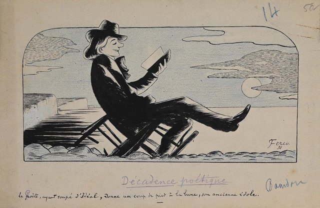 Ferco, Poetic Decadence, Drawing, 1931 for sale at Pamono