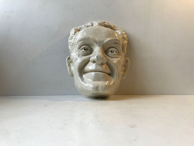 Porcelain Face Mask of Richard Nixon, 1970s for sale at Pamono