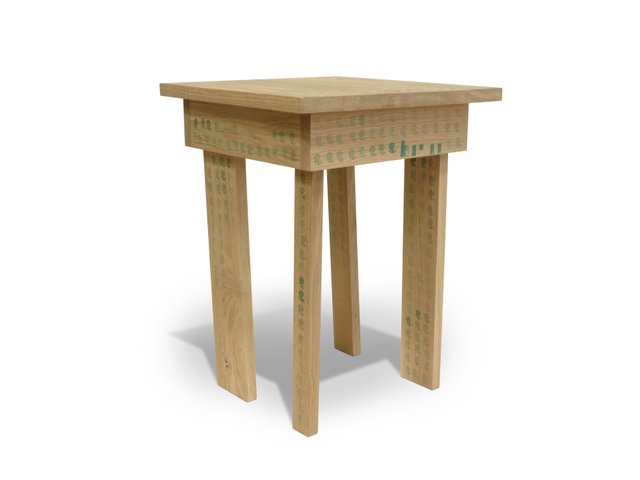High Flower Stamp Side Table by Tom Frencken for sale at Pamono