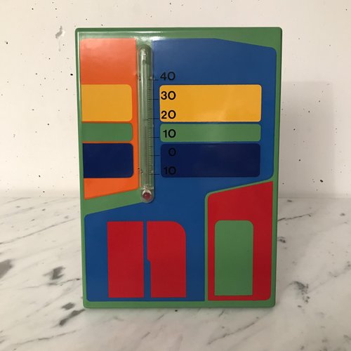 Graphic Work / Thermometer by Claude Faure, 1975 for sale at Pamono