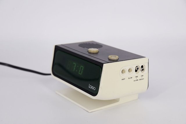 Vintage Space Age Digital Alarm Clock, 1970s for sale at Pamono
