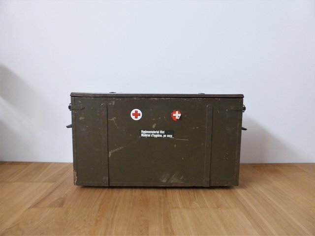 Baule Military German World War II Emergency Trunk for sale at Pamono