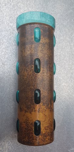 Glass Vase in Copper Casing by Nanny Still for Raak, 1970s for sale at ...