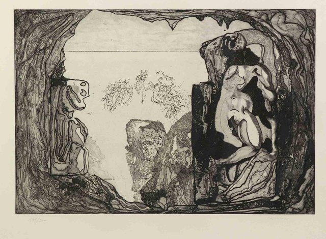 Jorge Castillo, Homage to Michelangelo, 1975, Original Etching for sale ...