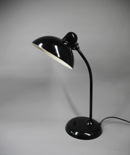 Schwarze Modell 6556 Schreibtischlampe von Christian Dell für Kaiser Idell / Kaiser Leuchten ...