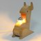 Vintage Wood Kangaroo Lamp for sale at Pamono