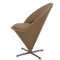 Beige Fabric Cone Chair by Verner Panton, 1990s for sale at Pamono