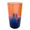 Vintage Orange and Blue Resin Vase by Steve Zoller for sale at Pamono