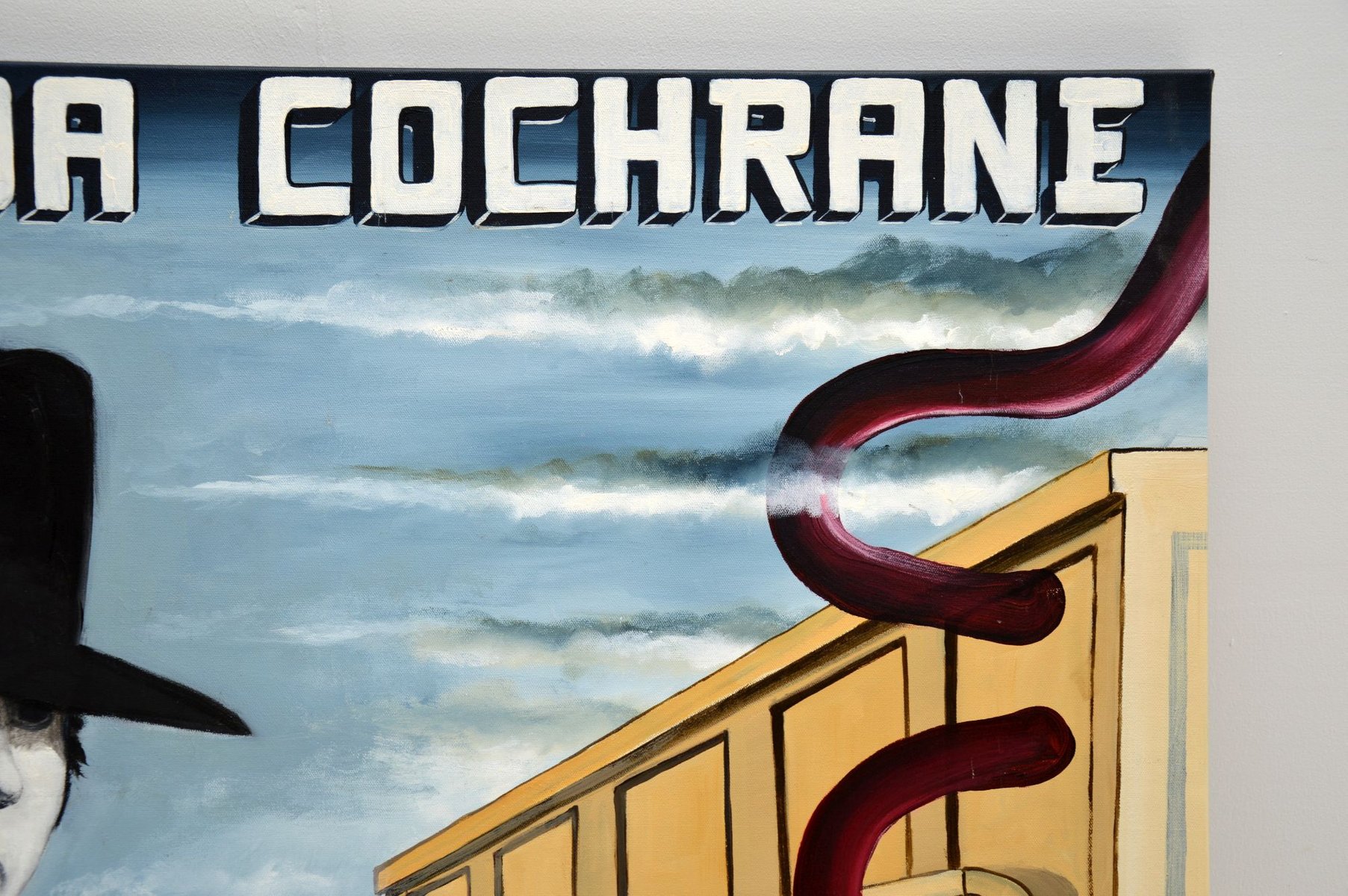 Oil Painting by John Mackay of Brenda Cochrane for sale at Pamono