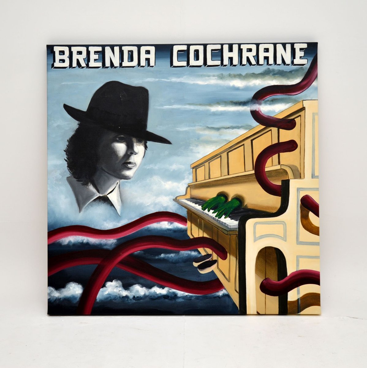 Oil Painting by John Mackay of Brenda Cochrane for sale at Pamono