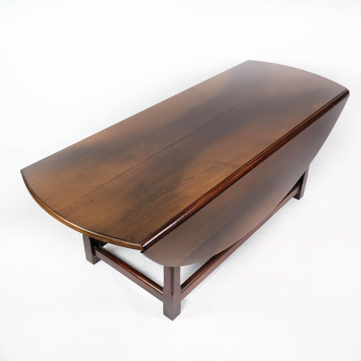 Mahogany Coffee Table with Extensions, 1930s for sale at Pamono
