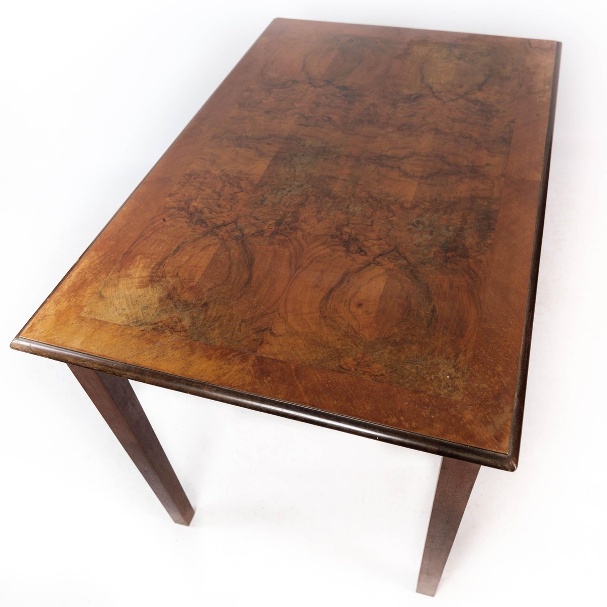 Walnut Dining / Coffee Table, 1890s for sale at Pamono