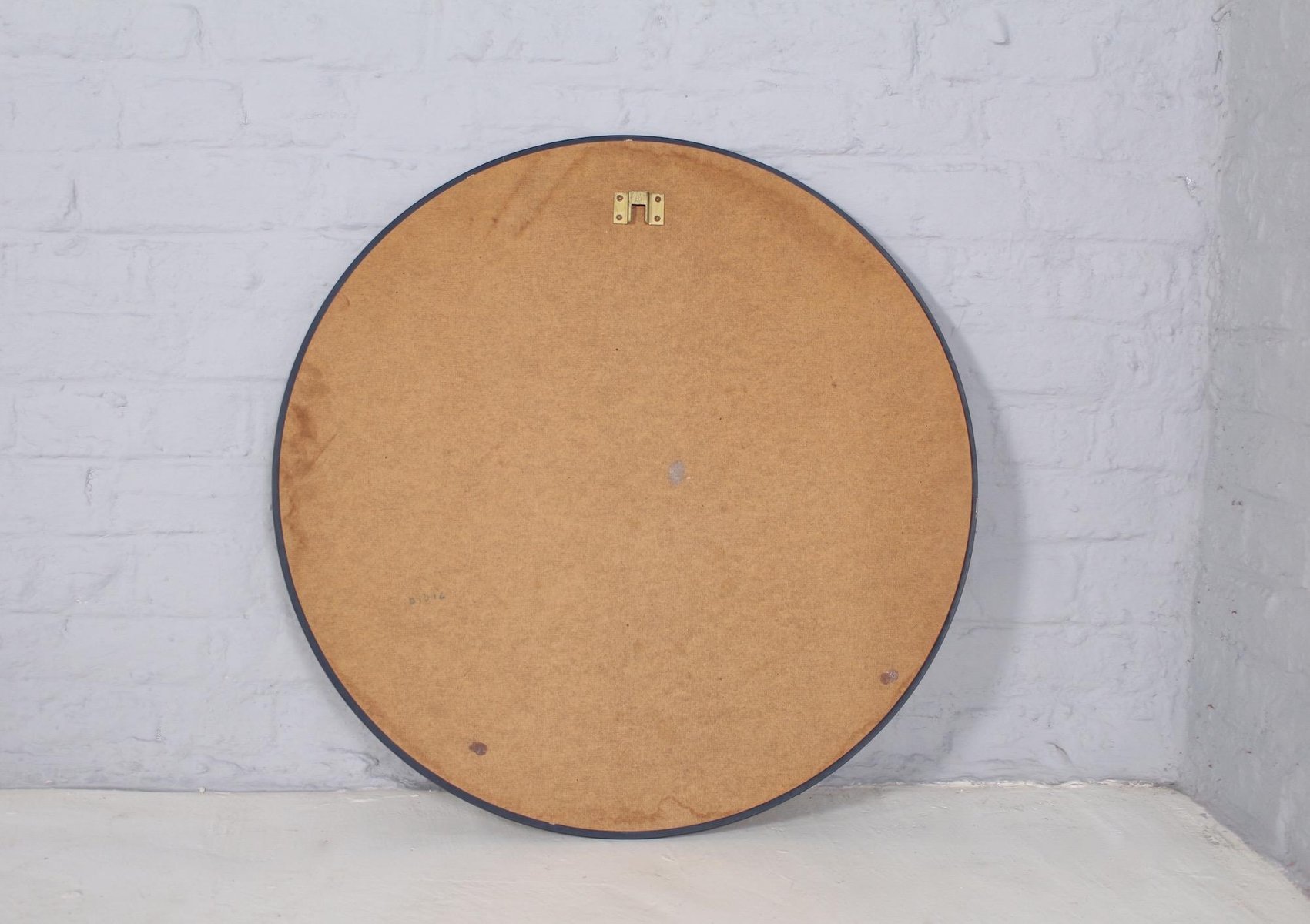 Round Mirror in Beveled Style by Max Ingrand for Planilux for sale at ...