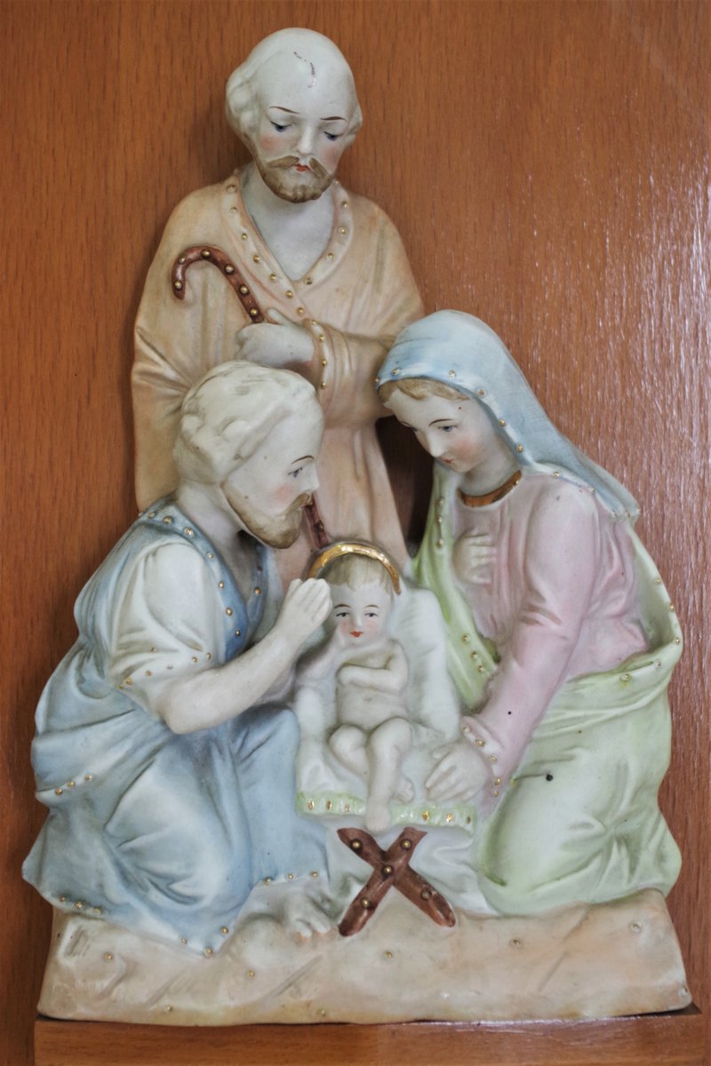 Miniature Painted Tableau in Ceramic, 1950s for sale at Pamono