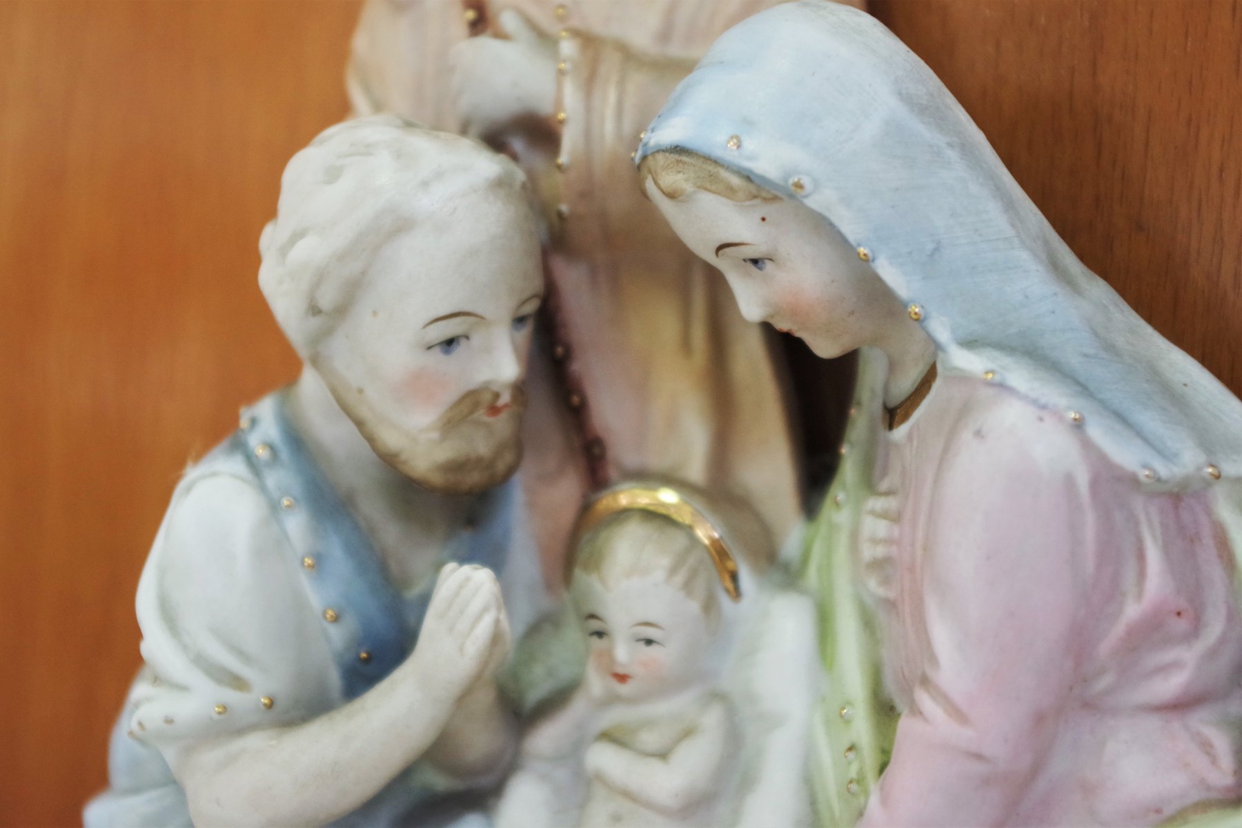 Miniature Painted Tableau in Ceramic, 1950s for sale at Pamono