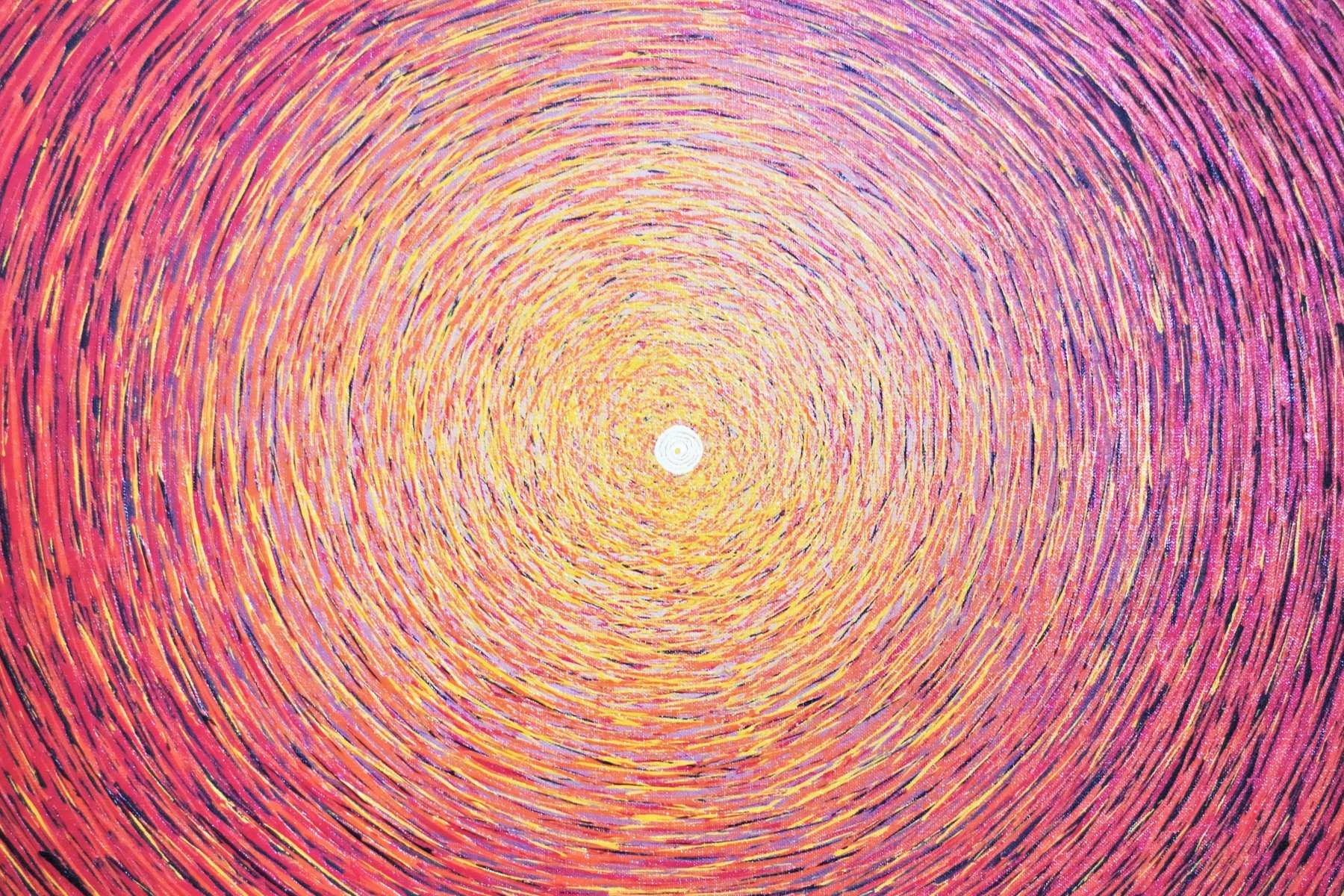 Colorful Abstract Painting, 2000s, Oil on Wood for sale at Pamono