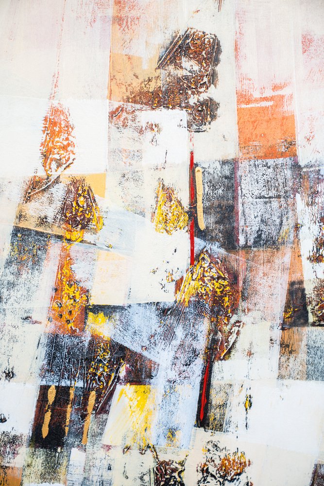 Abstract Painting on Canvas, 2000s for sale at Pamono