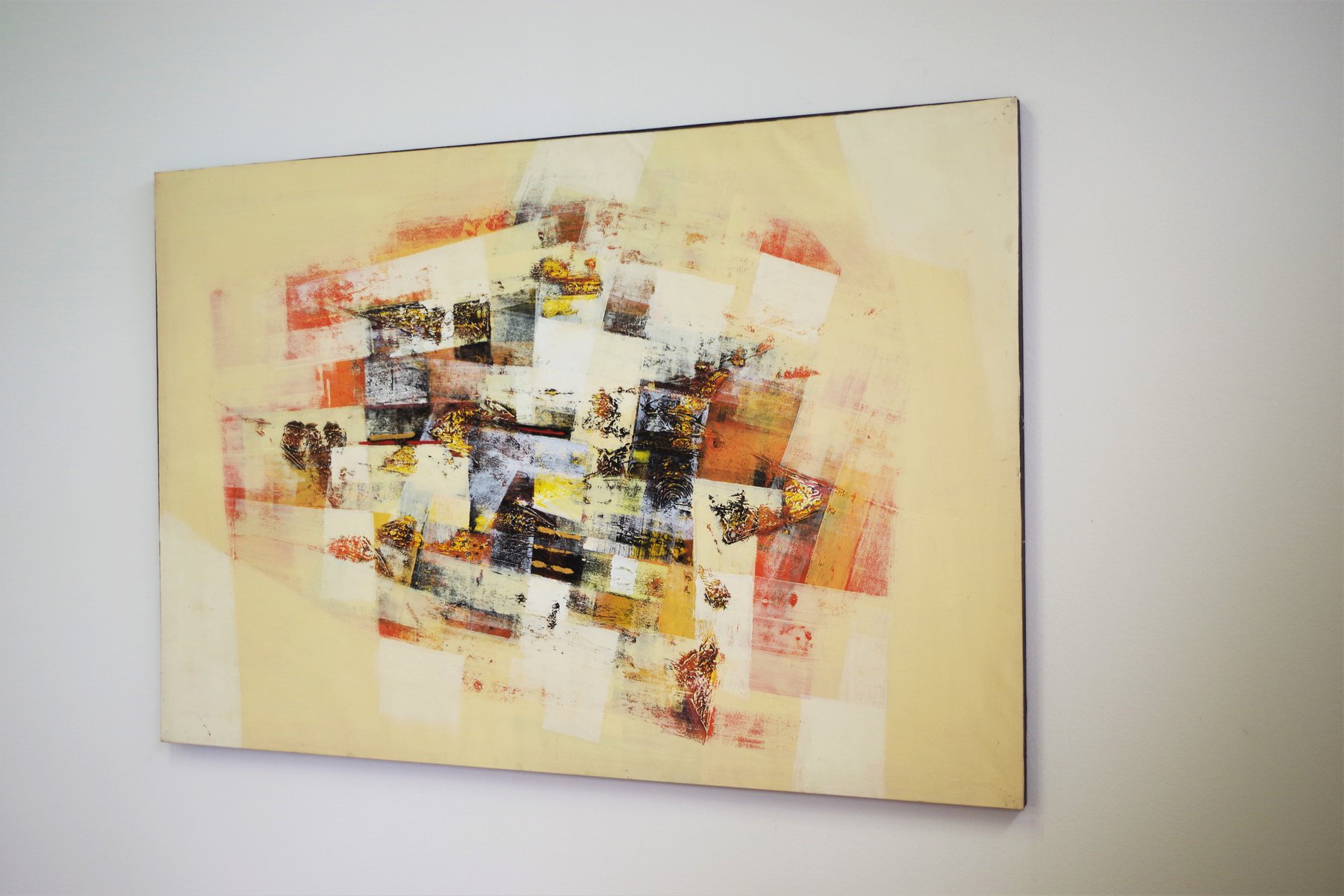 Abstract Painting on Canvas, 2000s for sale at Pamono