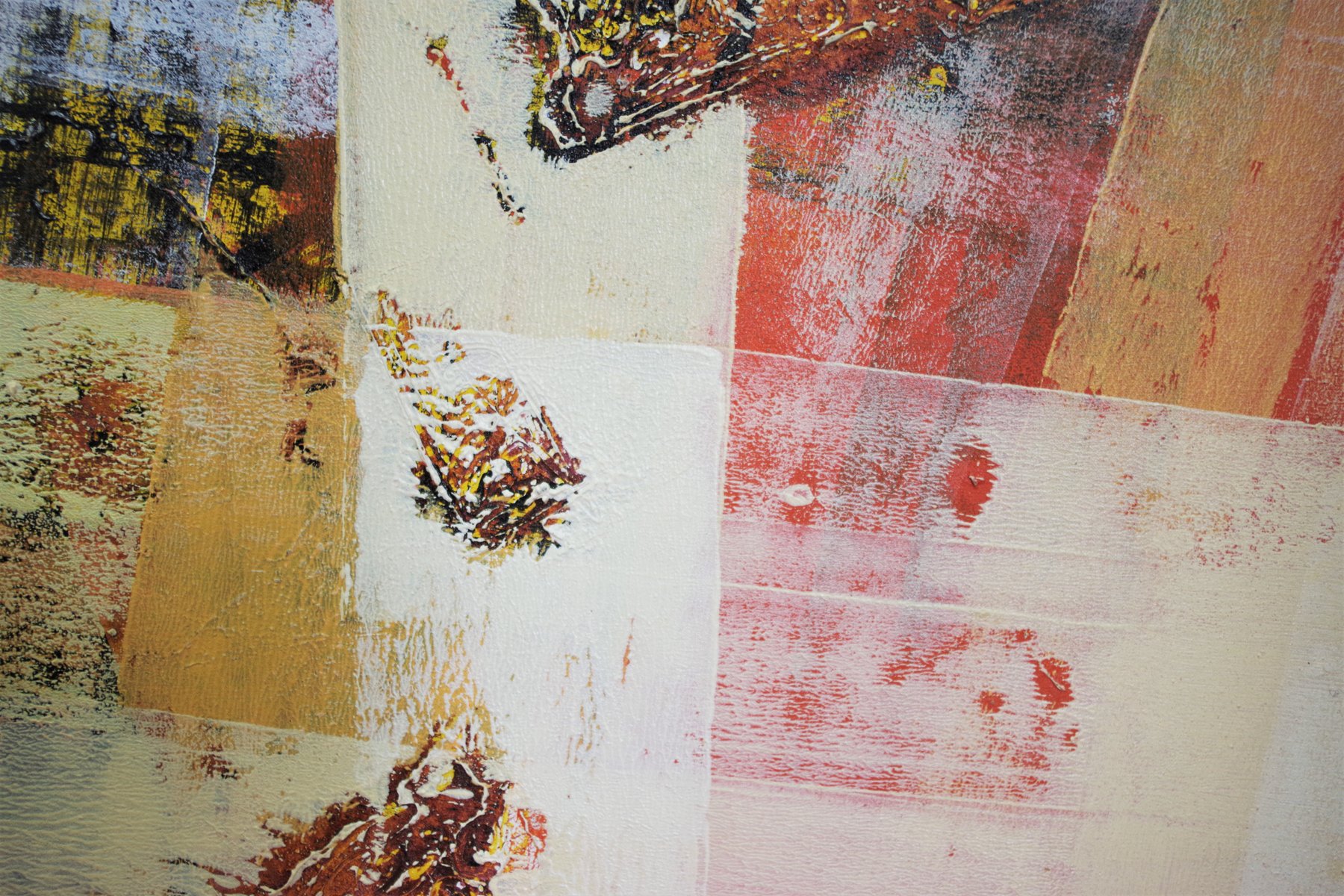 Abstract Painting on Canvas, 2000s for sale at Pamono