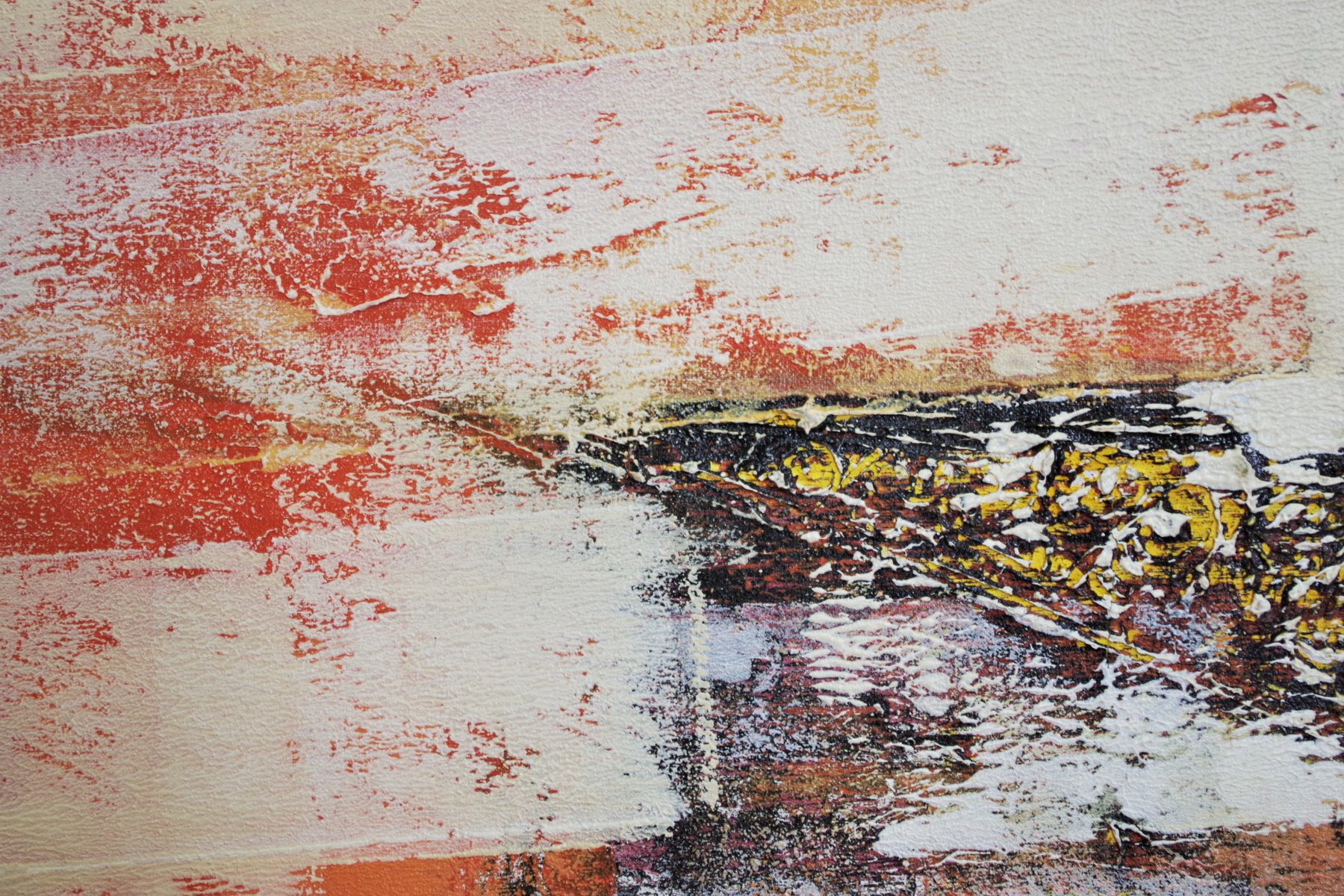 Abstract Painting on Canvas, 2000s for sale at Pamono