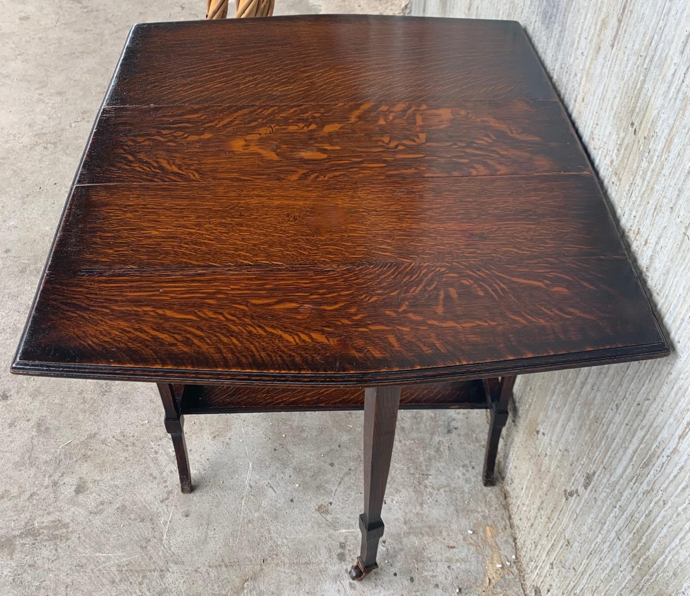 19th-Century Victorian Small Folding Side Table for sale at Pamono